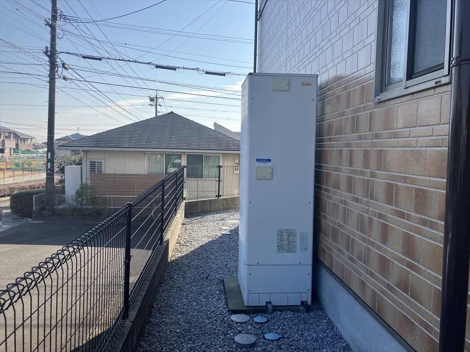 宮崎市東宮にて、補助金を使ってオトクに最新エコキュートに交換！（パナソニックHE-J37LSS）｜高機能なフルオートタイプ | 宮崎県宮崎市の太陽光・蓄電池・省エネ・V2H｜コトブキ光熱株式会社